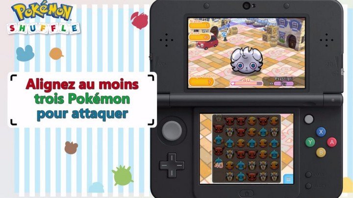 Nintendo 3DS : Pokémon Shuffle, un jeu à la Candy Crush - Geek Junior
