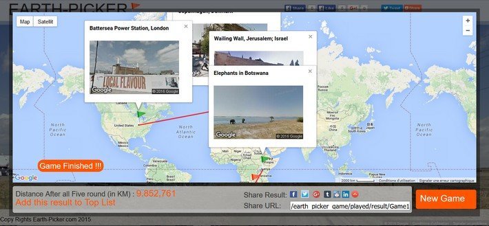 Earth-Picker, le jeu en ligne pour s'améliorer en géographie - Geek ...