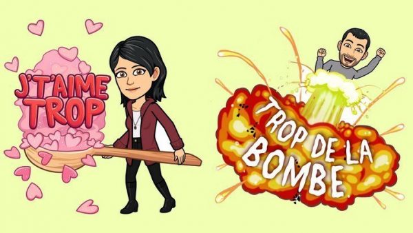 Des stickers Bitmoji enfin en français dans Snapchat - Geek Junior