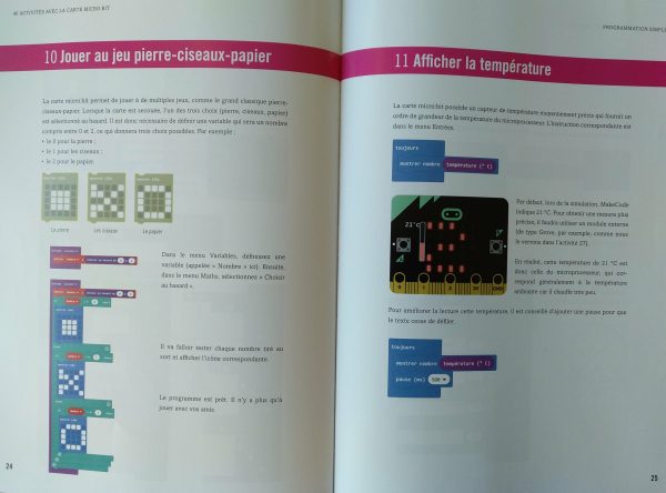 "40 activités avec la carte micro:bit", 40 idées pour tous les makers ...