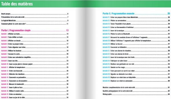 "40 activités avec la carte micro:bit", 40 idées pour tous les makers ...