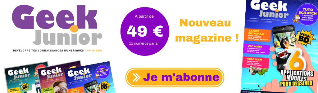 Geek Junior - Le webmag des ados connectés. Apps, jeux vidéos...