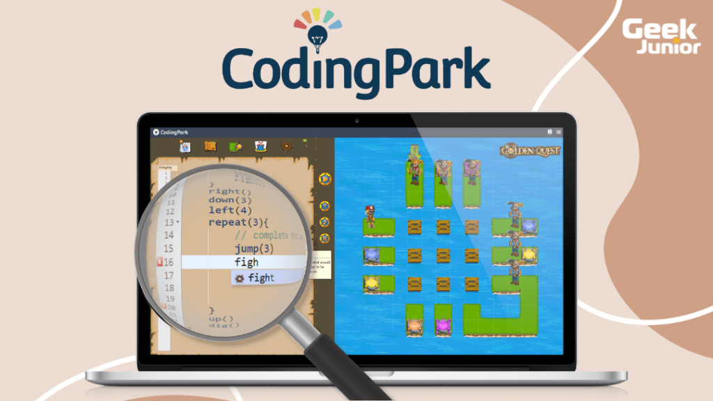 Avec Coding Park, code ton premier jeu vidéo ! - Geek Junior
