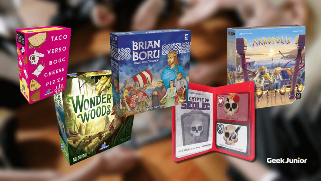 Notre sélection de jeux de société pour la rentrée ! - Geek Junior