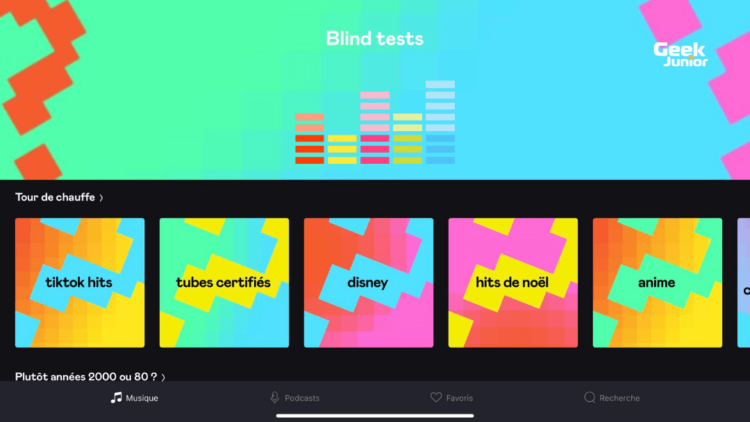 Des blind tests intégrés directement dans Deezer ! - Geek Junior