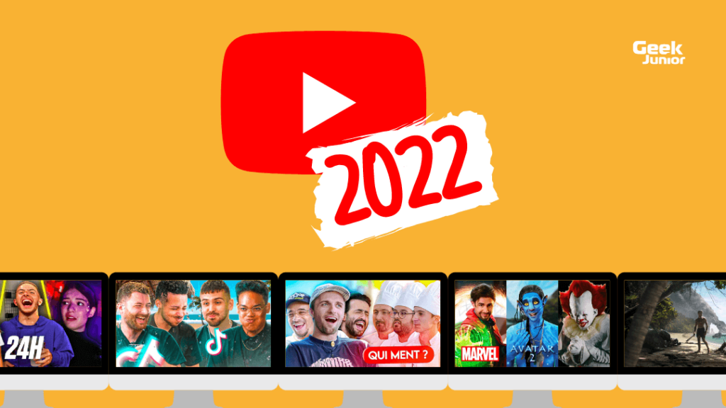 TOP 10 des vidéos YouTube les plus vues en France en 2022 ! - Geek Junior