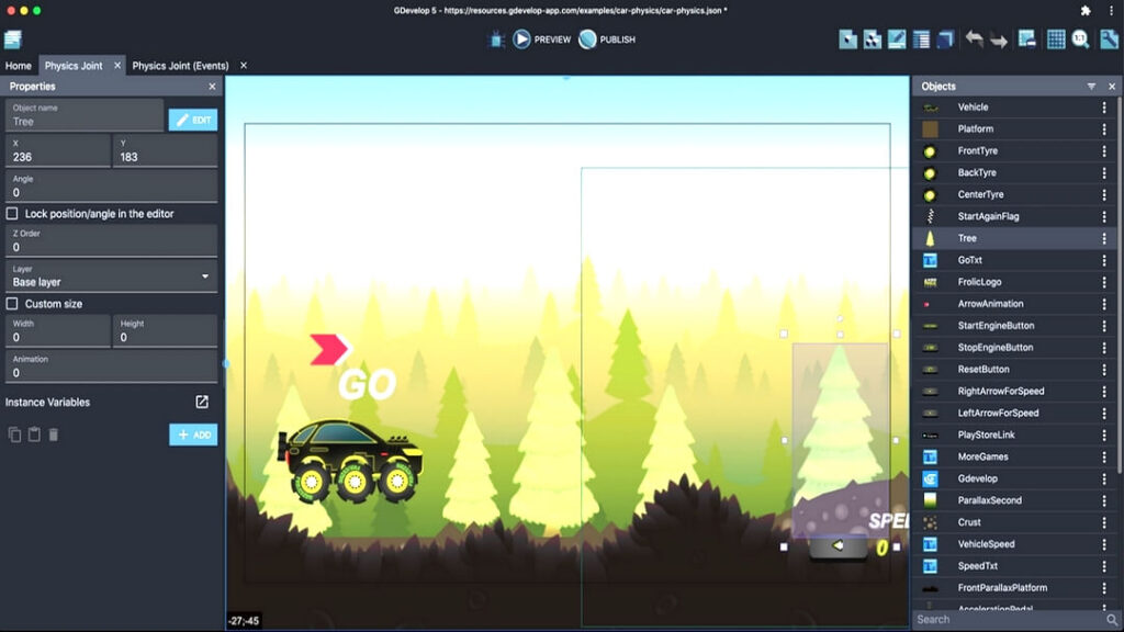 Gdevelop, l’application de création de jeux vidéo sans code ! - Geek ...