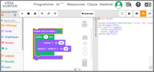 Tuto Python : s’initier à Python avec Vittascience - Geek Junior