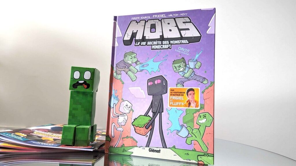 Sortie BD : MOBS, La vie secrète des monstres Minecraft : Gags à eau ...